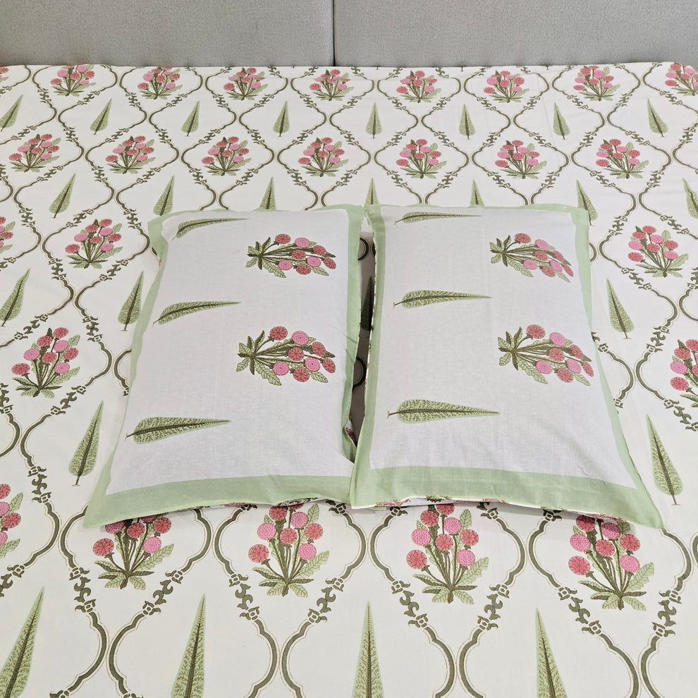 Pure Cotton Bedsheet | 210 TC | – SleepUnwindHomes